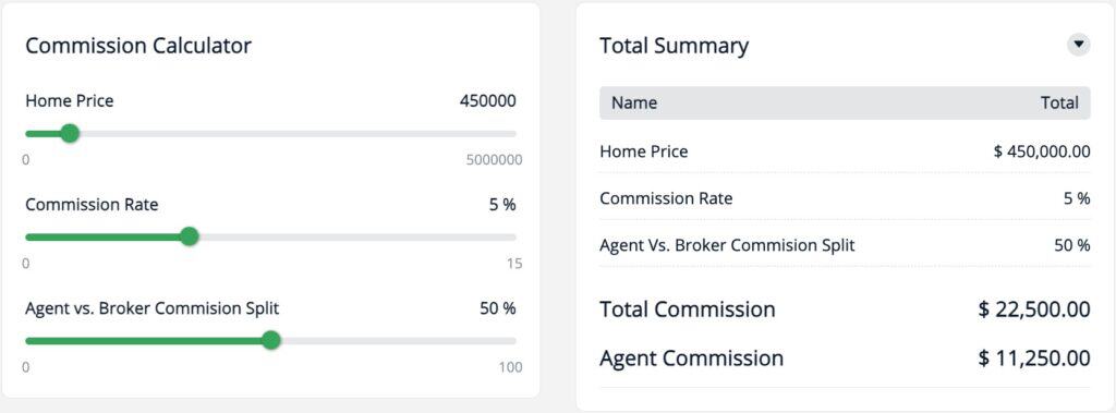 Free Real Estate Commission Calculator with Broker Split